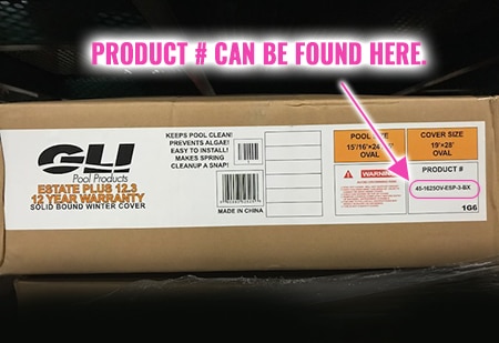 Find My Serial Number - Winter Covers